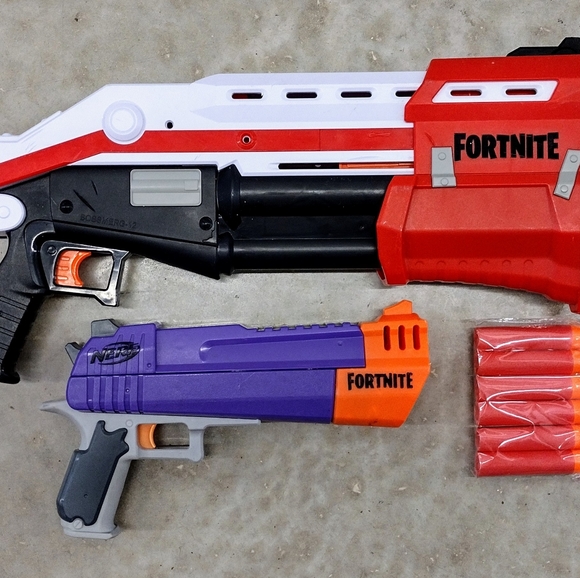 Nerf | Games | Nerf Fortnite Mega Bundle Ts Hce Shotgunpistol 2 Mega ...